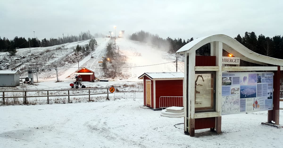 Vaasan Öjberget saa lumipeitteen | Yle