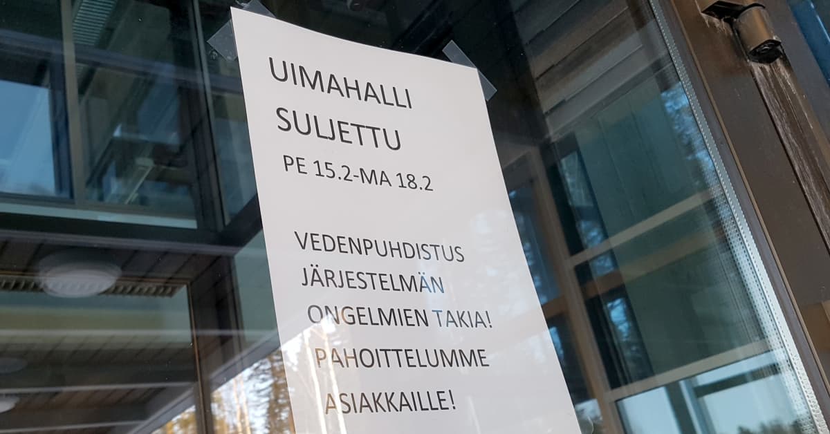Kuusankosken uimahalli suljettu bakteerilöydön vuoksi | Yle