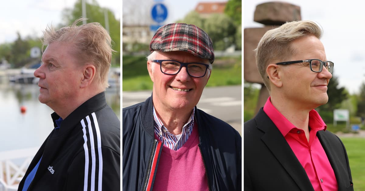 Kari Koski, Jukka Alkio ja Ari Korhonen tähyävät virkauransa jälkeen ...