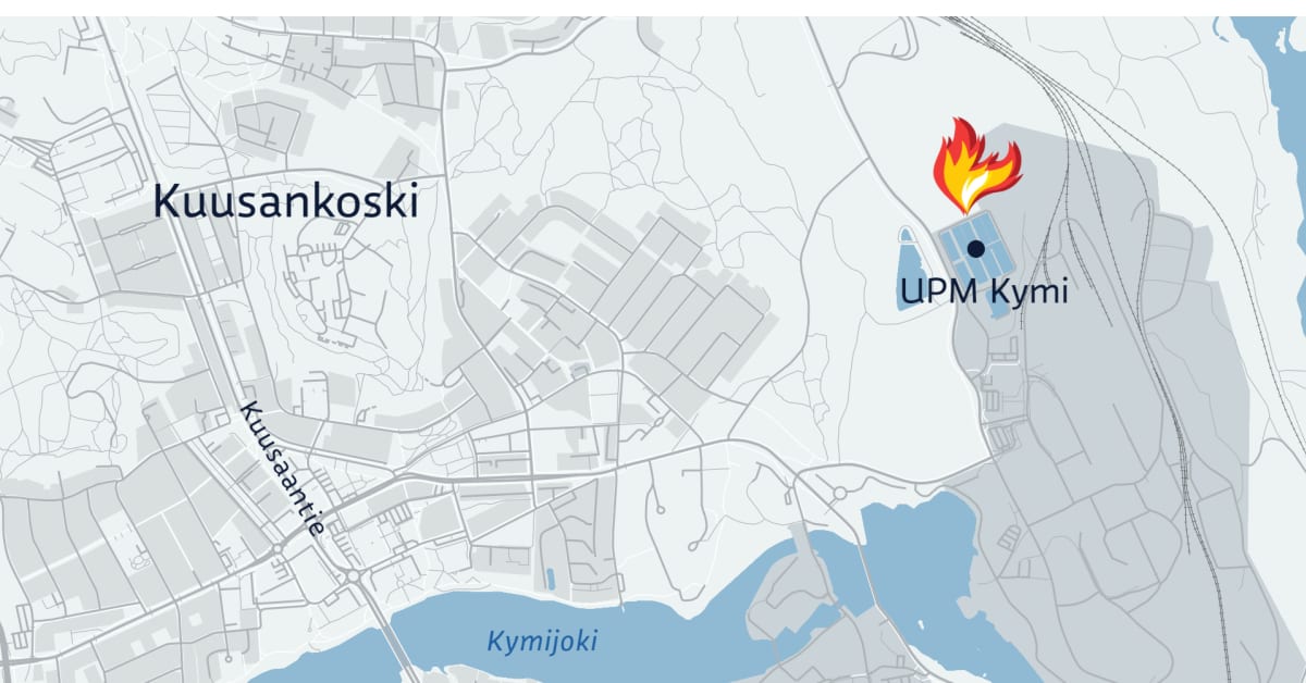 Pyörökuormaaja syttyi tuleen sellutehtaan hakekentällä Kuusankoskella ...