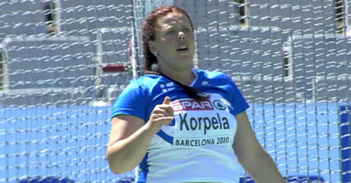 Merja Korpela heitti moukarin EM-finaaliin | Yle