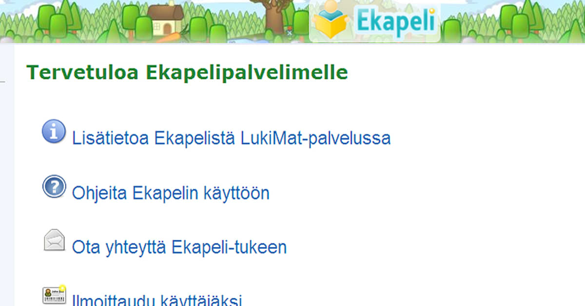 Ekapeli opettaa suomen kielen | Yle