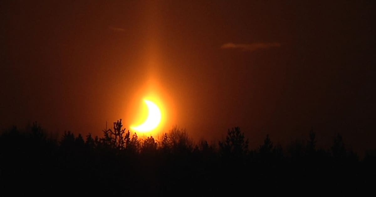 Auringonpimennys herätti huomiota | Yle