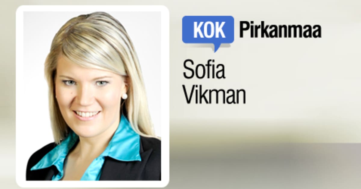 Kokoomus iloitsee torjuntavoitosta - Sofia Vikman nuorin pirkanmaalainen edustaja | Yle