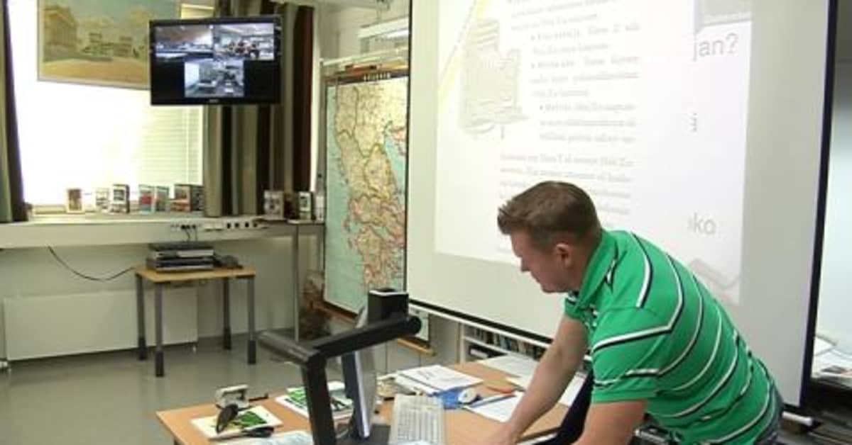 Video-opetus on arkipäivää pienissä lukioissa | Yle