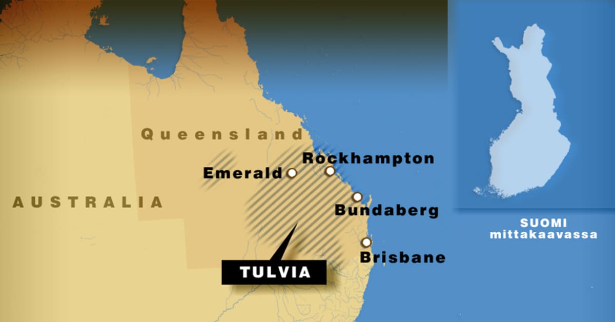 Australian tulva-alue on jo suurempi kuin Ranska ja Saksa | Yle