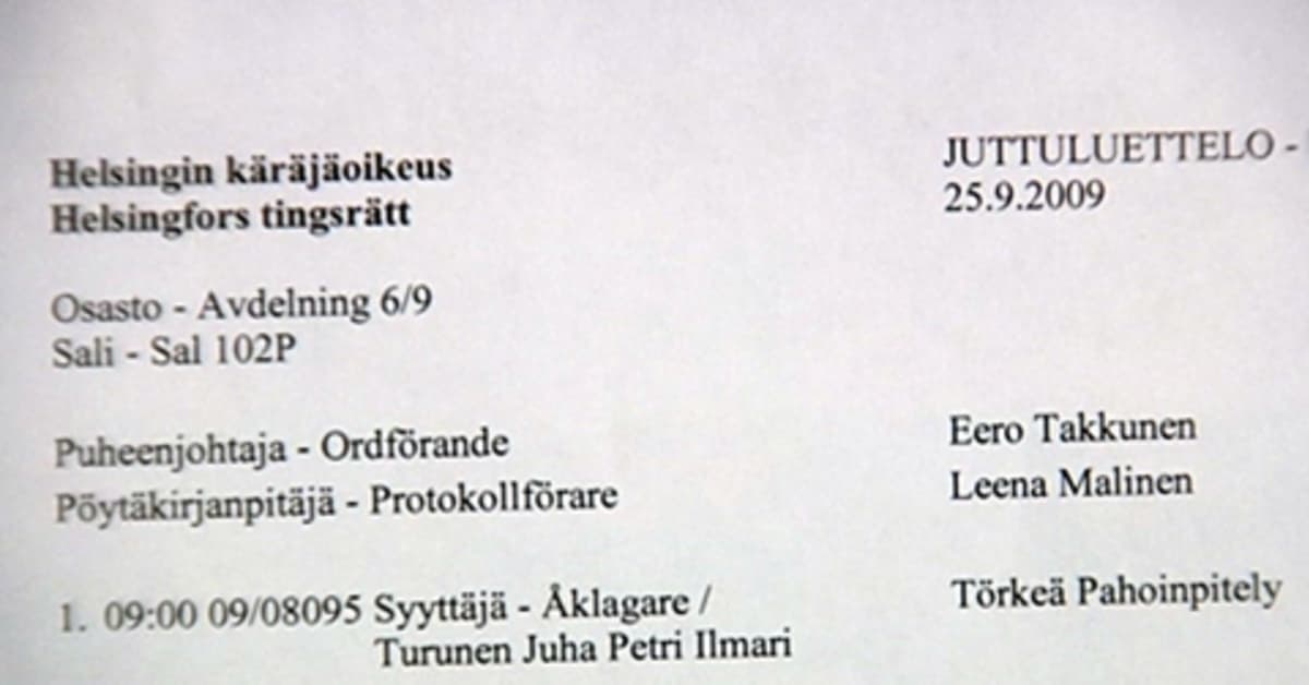 Juha Turunen pidetään vangittuna | Yle