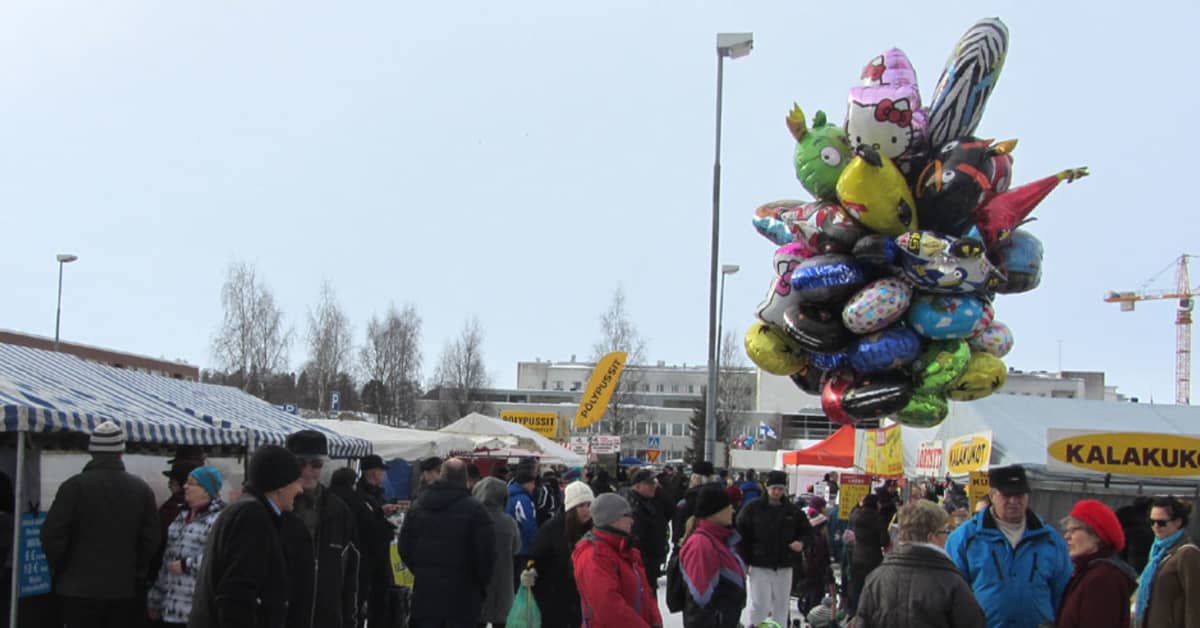 Ilmapalloja, makkaraa ja markkinailoa Kemissä | Yle