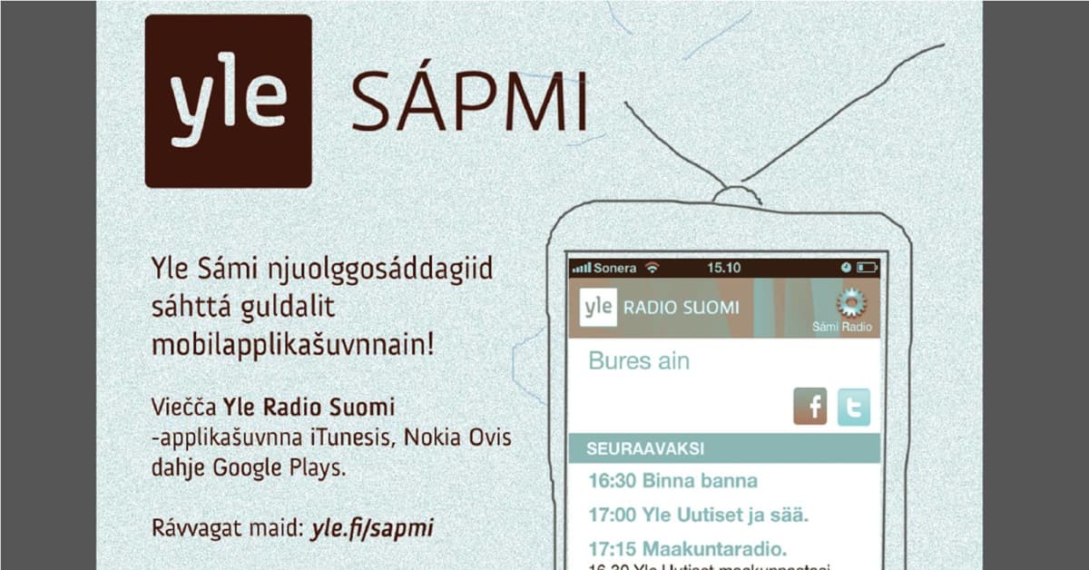 Yle Sámi iPhone-radioapplikašuvnnas vihki | Yle