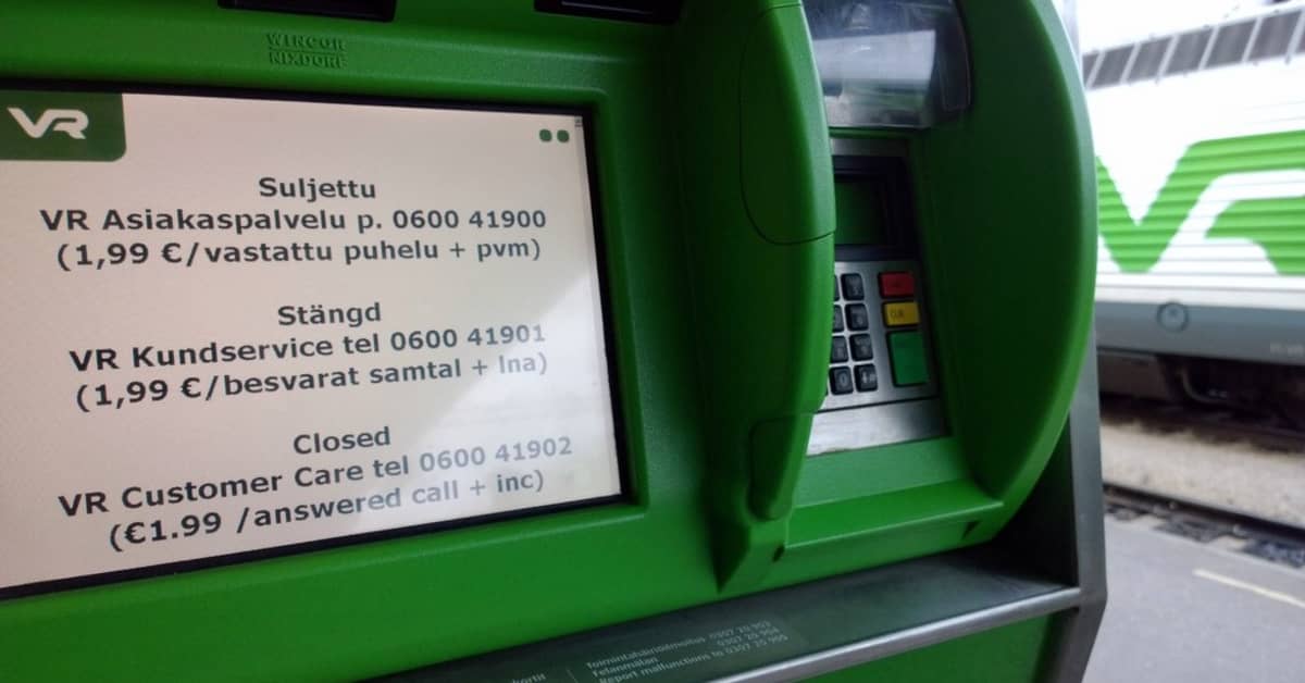 VR rail ticket sales systems return to service | Yle