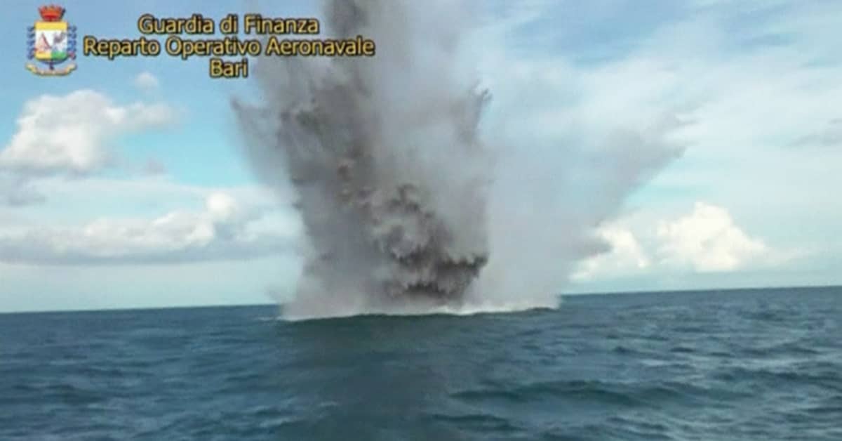 Toisen maailmansodan aikainen merimiina räjäytettiin Italiassa - katso ...