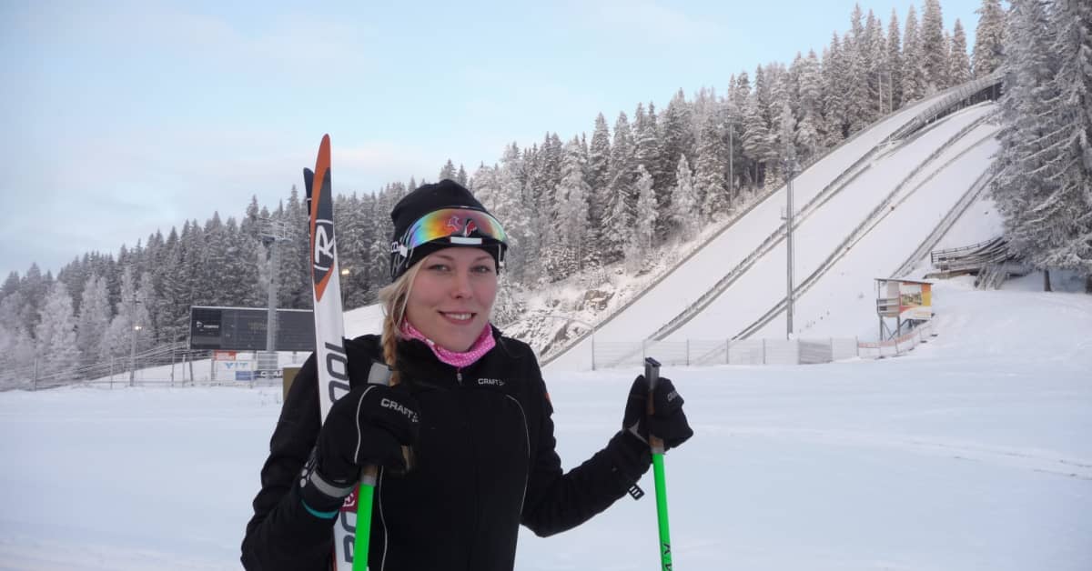 Elsa Airaksinen ensimmäisenä maastohiihtäjänä Puijon Hiihtoseurasta ...