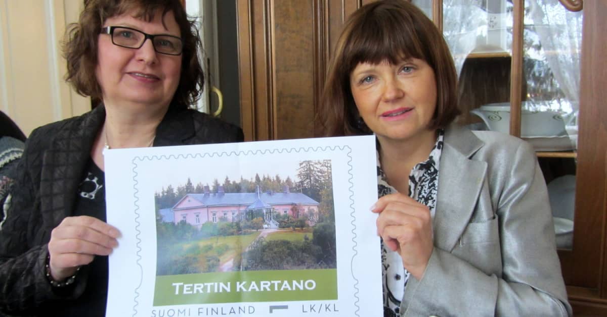 Tertin kartano ikuistettiin postimerkkiin | Yle