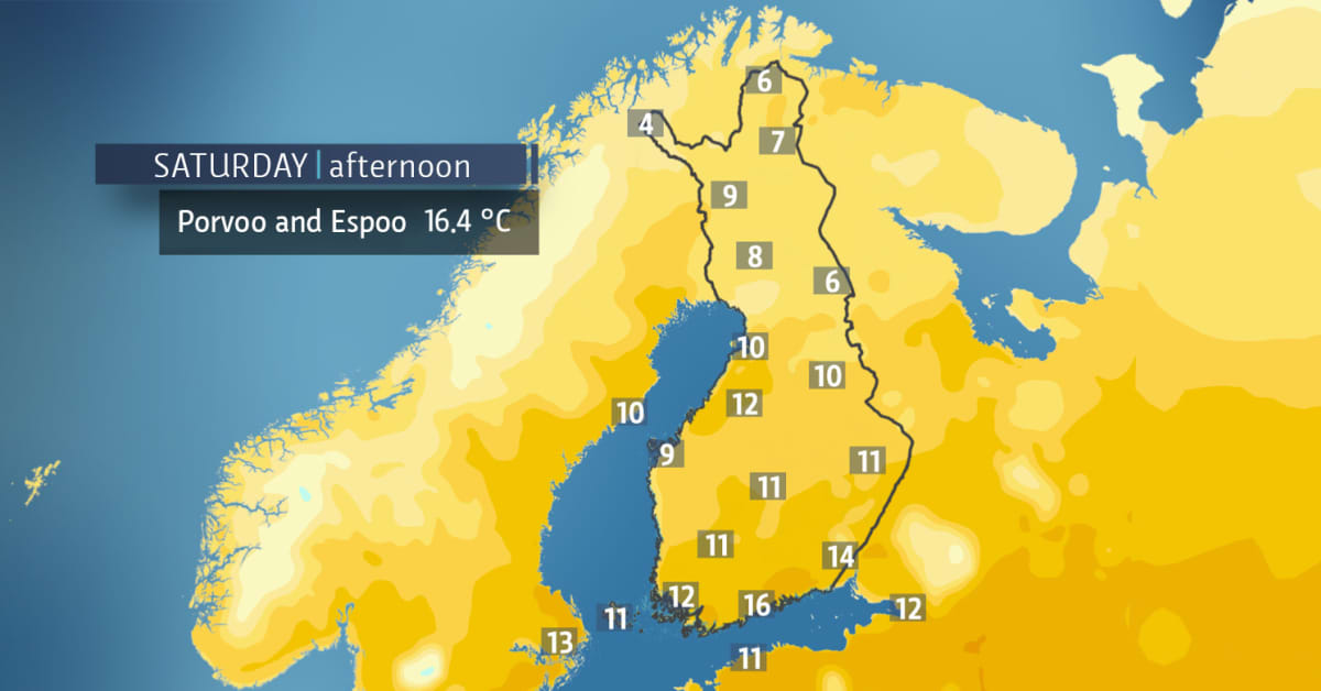 Spring temperature high recorded in Porvoo and Espoo | Yle
