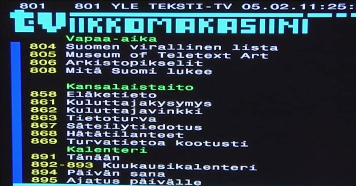 Ylen teksti-TV:n sisällöt muuttuvat - taustalla yt-neuvottelut | Yle