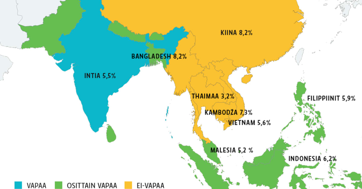 Aasian talous kasvaa, mutta kansalaisoikeudet junnaavat | Yle