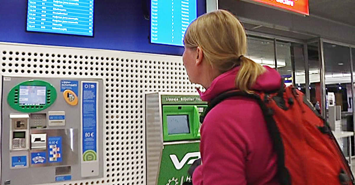 HSL koettaa parantaa lipunmyyntiä lentoaseman lähijuna-asemalla ...
