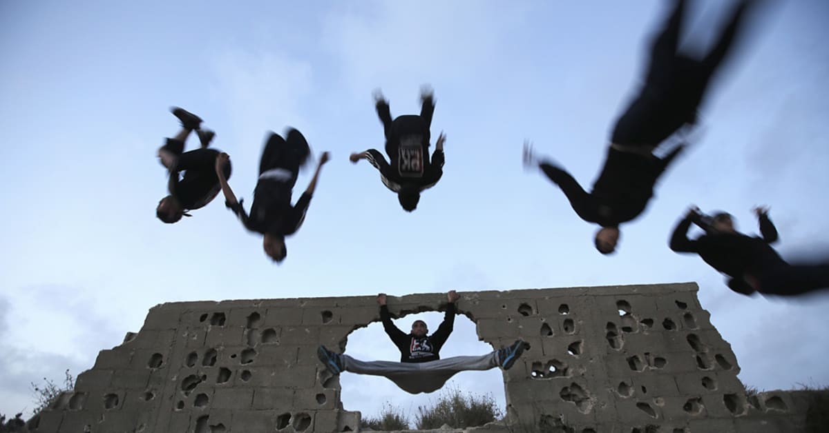 Video: Parkour tarjoaa vapauden tunnetta Gazan sodan keskellä | Yle
