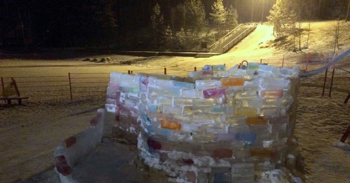 Разноцветные ледяные замки украшают столичный регион | Yle