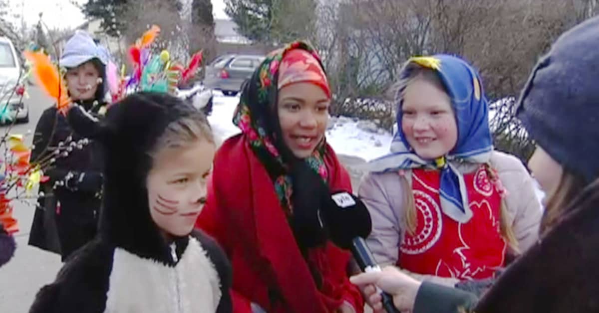 Muistitko karkit? – Palmusunnuntain virpojat ovat jo ovella | Yle