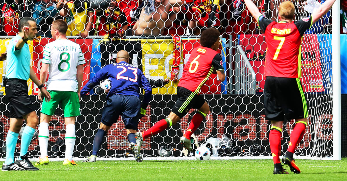 Ketsuppipullo aukesi! Näin Witzel vei Belgian kahden maalin johtoon | Yle