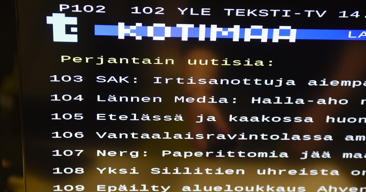 Yle uusii teksti-TV-järjestelmänsä | Yle