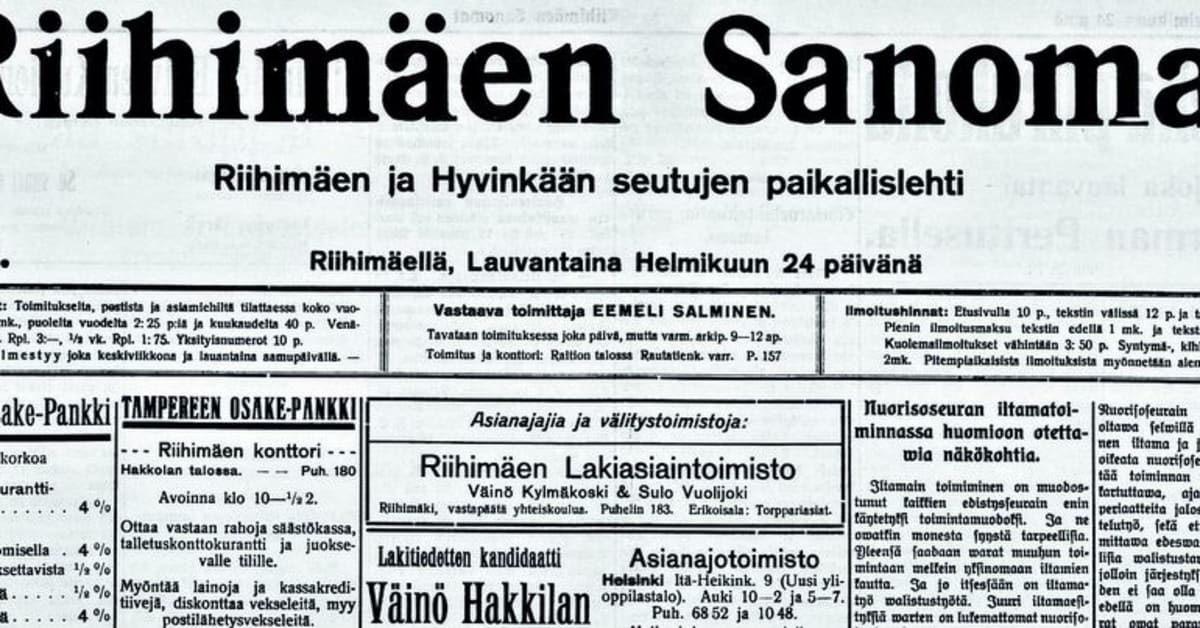 Lehdet 100 vuotta sitten: hiihtoa, luistelua ja laihaa juustoa | Yle