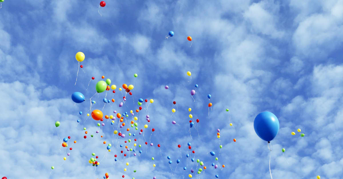 Vapautetut ilmapallot päätyvät usein luontoon – "Haitta voi olla isompi ...