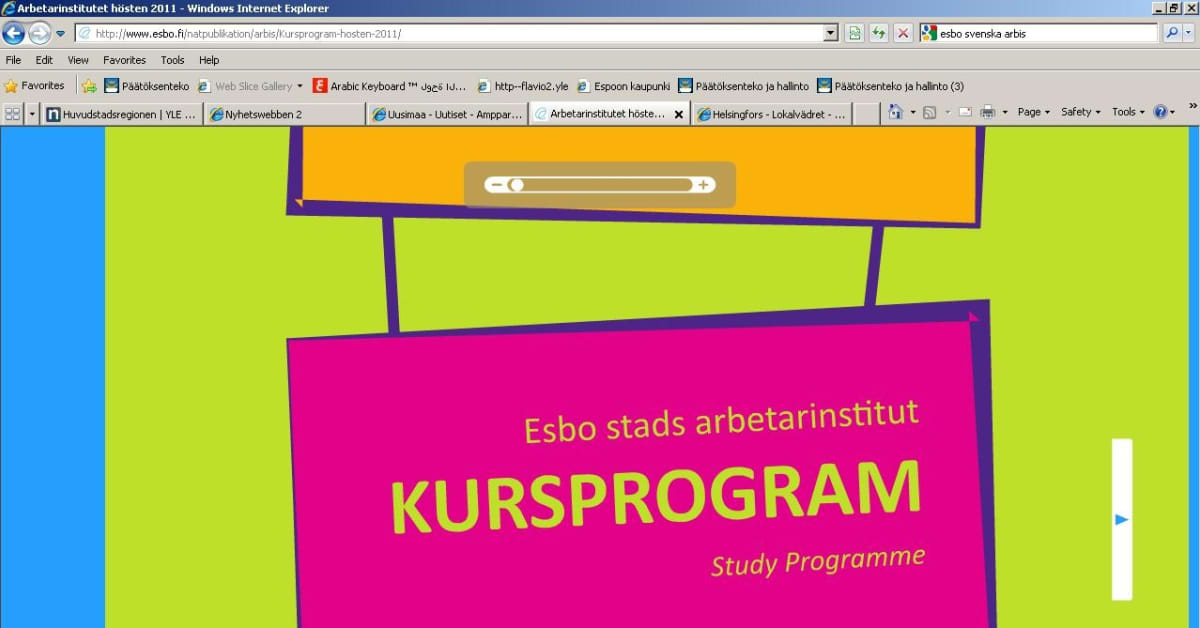 Lösning söks för Esbo svenska Arbis | Huvudstadsregionen | Svenska Yle