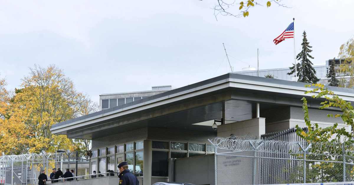 Evakueringen vid USA:s ambassad i Stockholm hävd | Utrikes | Svenska Yle