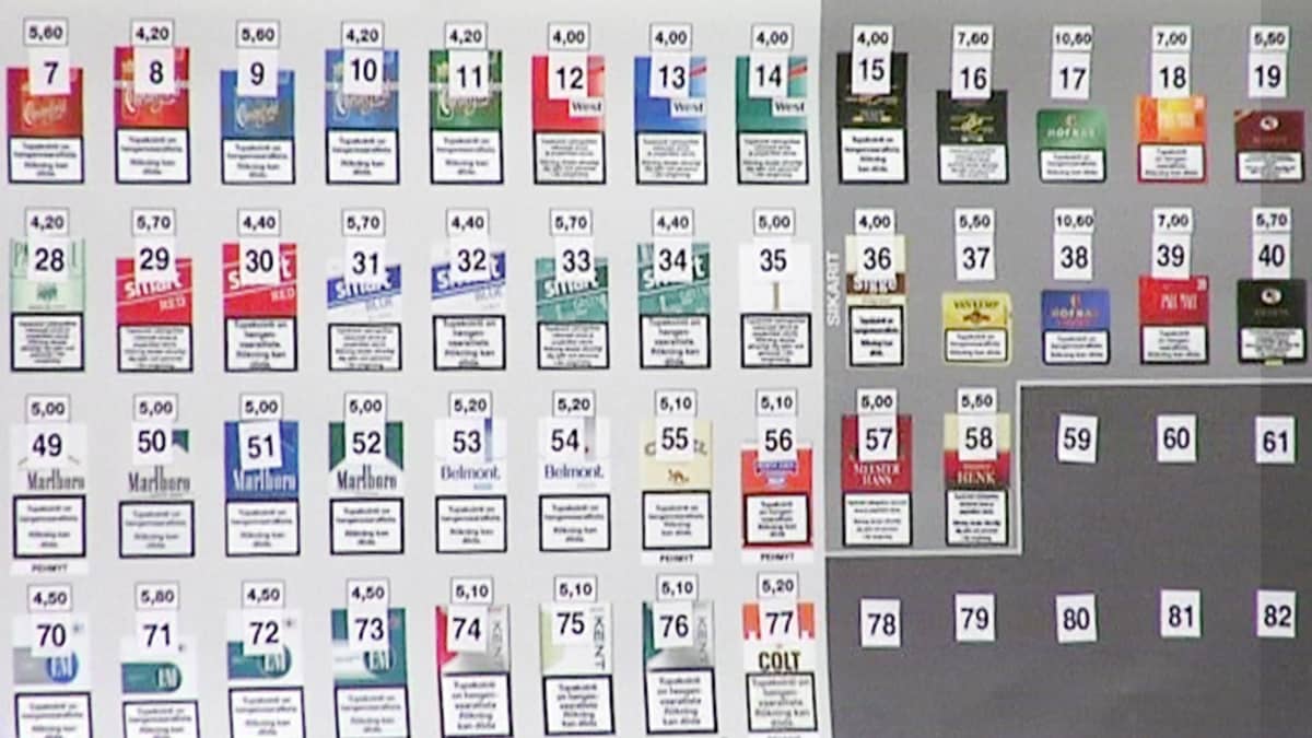 Piilotetut tupakat hämmentävät kassoilla | Yle Uutiset