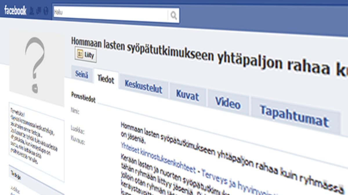 Keskustele: Oletko löytänyt kansalaisjärjestöt Facebookin avulla? | Yle Uutiset