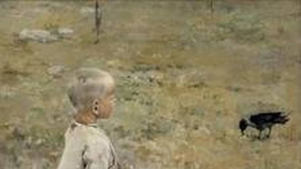 Poika ja varis Rovaniemen taidemuseoon | Yle Uutiset