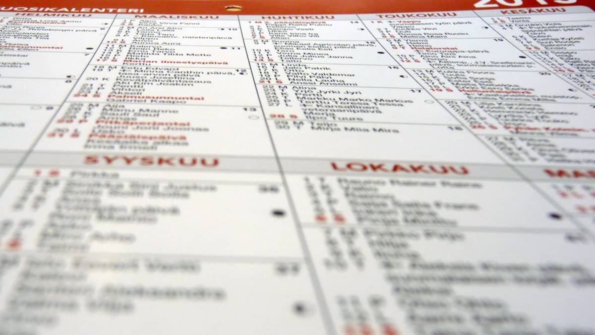 Kalenterivuosi toistaa itseään kuuden miljoonan vuoden välein | Yle Uutiset